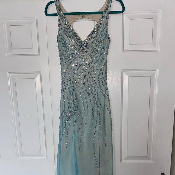 Sean Collection | Dresses | Light Blue Prom Dress Sean Collection ...